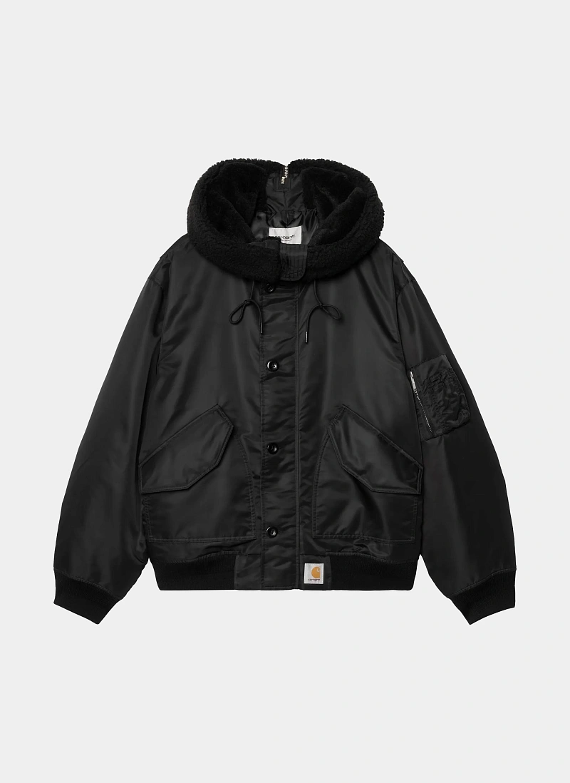 SALARIUM | Бомбер Hd Oltera Bomber Black / Black