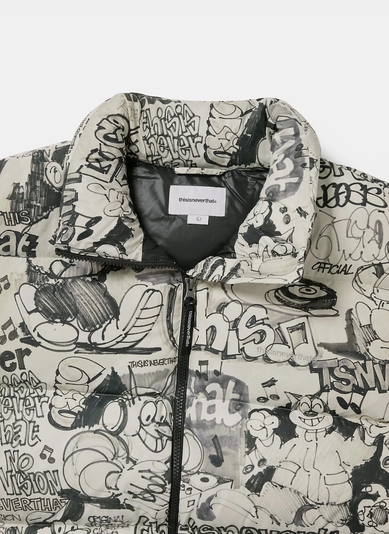 SALARIUM | Пуховик TNT PERTEX T Down Jacket Graffiti